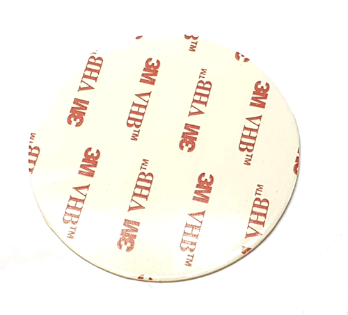 3M sticker transparant 6cm rond - 123carcam.nl
